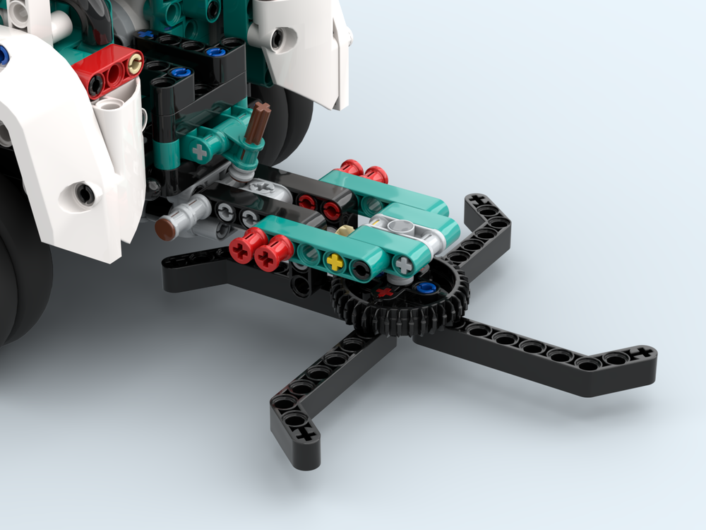 LEGO MOC Mindstorms Tractor with equipment by Phil83 | Rebrickable ...