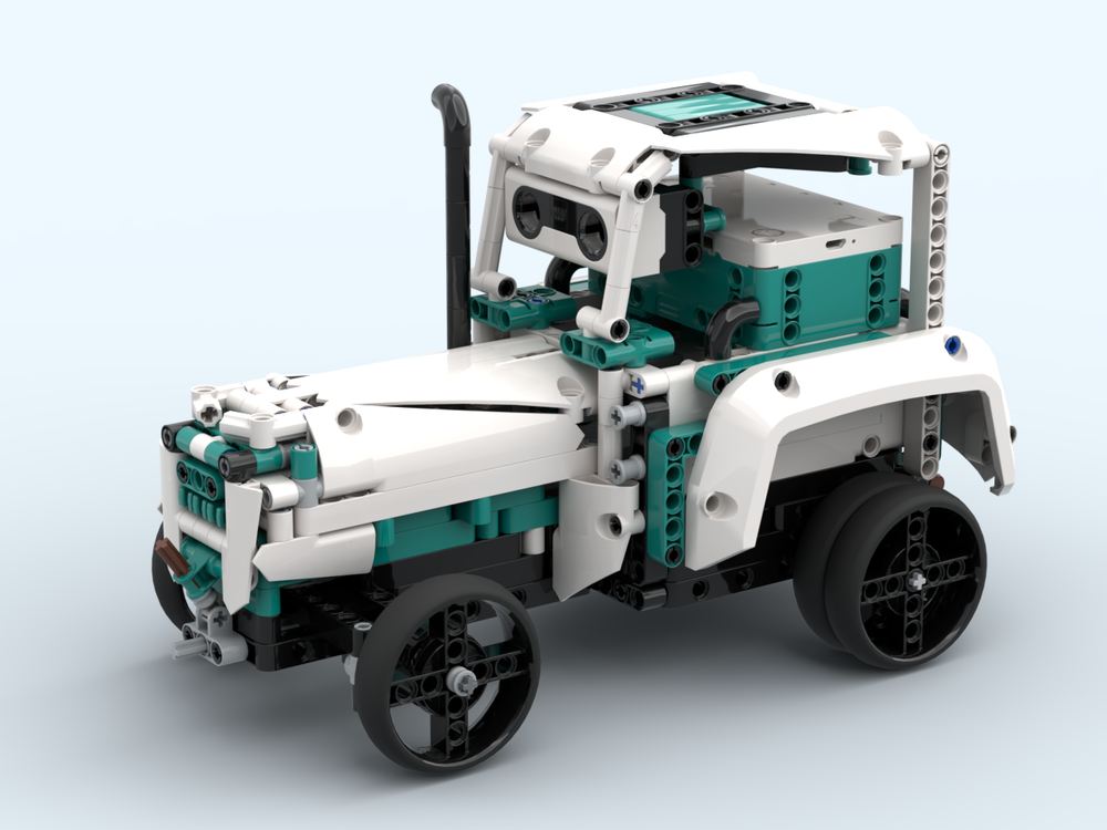 Lego Moc Mindstorms Tractor With Equipment By Phil83 Rebrickable
