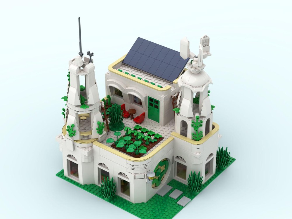 LEGO MOC-132055 Solarpunk Homestead by phoester | Rebrickable - Build ...