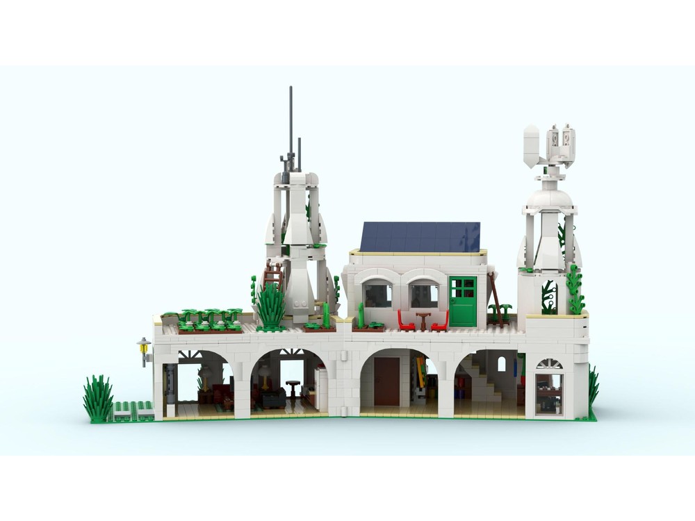 LEGO MOC-132055 Solarpunk Homestead by phoester | Rebrickable - Build ...