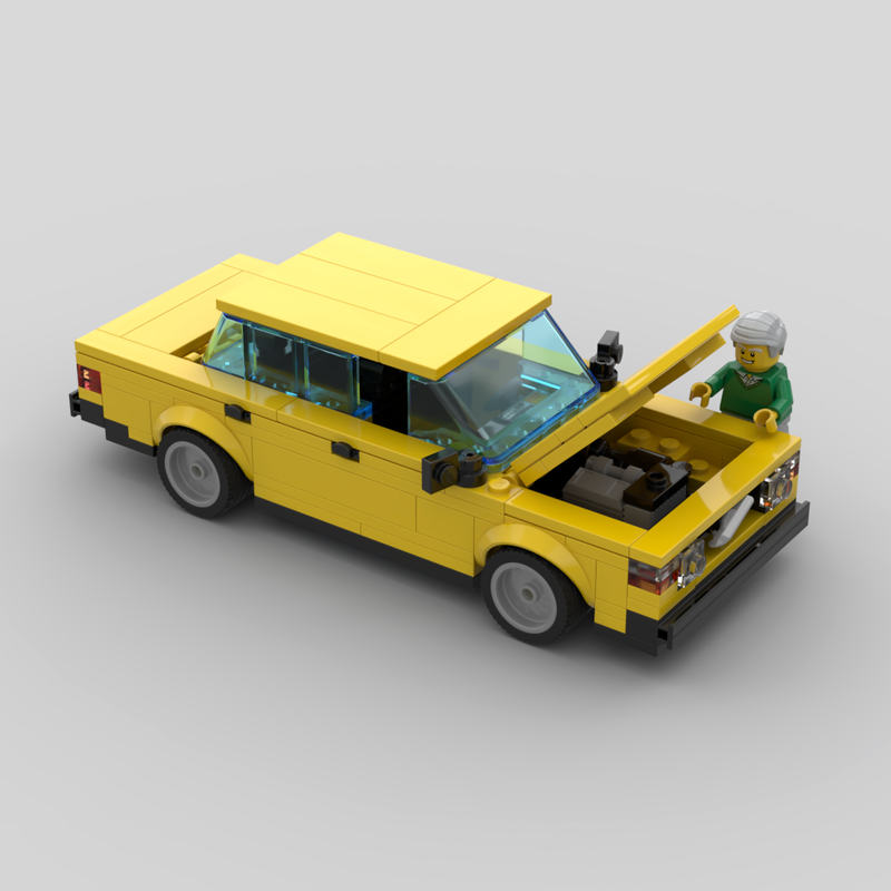 LEGO MOC Volvo 244 by joey_bricks_things | Rebrickable - Build with LEGO