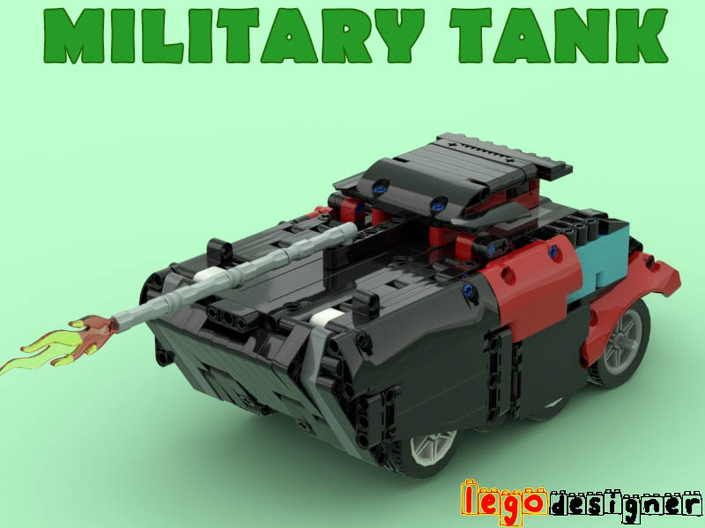 LEGO MOC 42106 Military Tank by LegoDesigner | Rebrickable - Build with ...