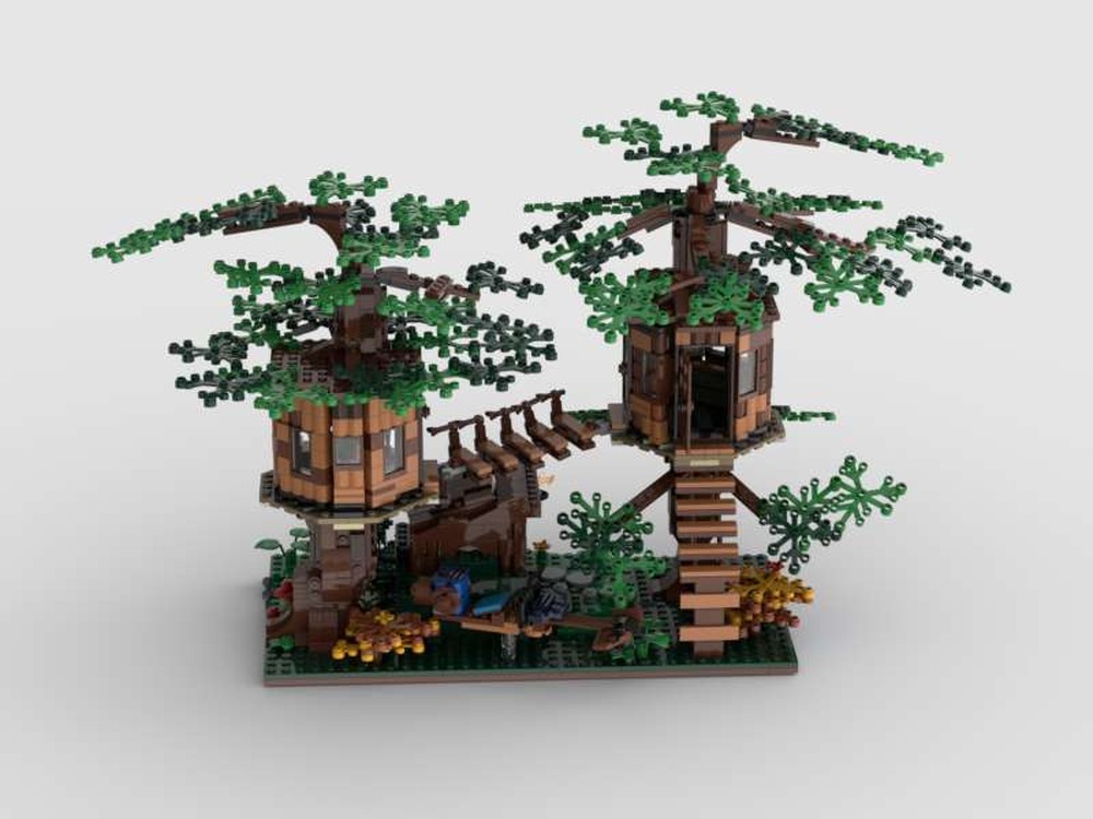 LEGO MOC Tree House E-wok Village by Andyboygroova | Rebrickable ...