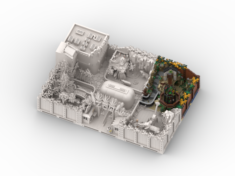 LEGO MOC Zoo Module #5 Africa I by Legofan21 | Rebrickable - Build with ...