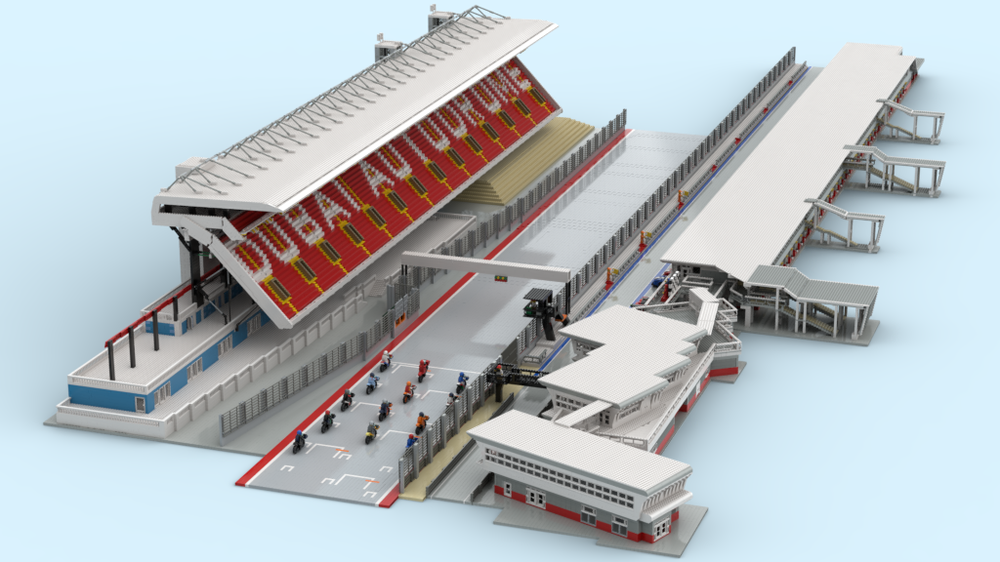 LEGO MOC Dubai Autodrome Start Line Complex by blues-lego | Rebrickable ...