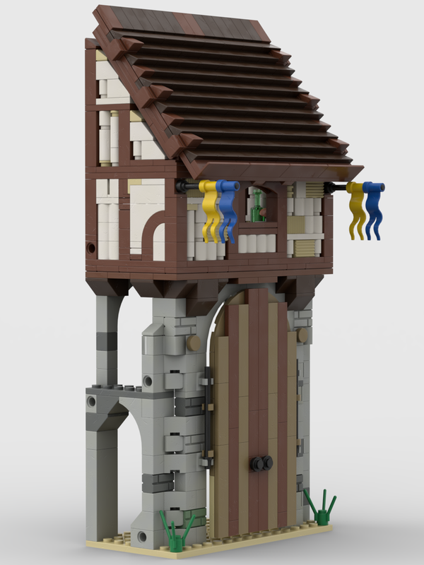 LEGO MOC medival castle entrance the gate by emptyBrick | Rebrickable ...