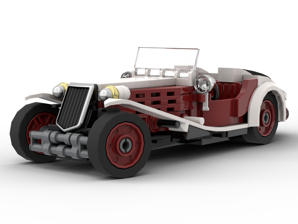 LEGO MOC Classic Roadster by Dongeraldo | Rebrickable - Build with LEGO