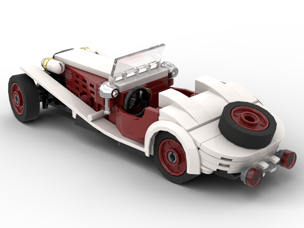 Lego Moc Classic Roadster By Dongeraldo Rebrickable Build With Lego