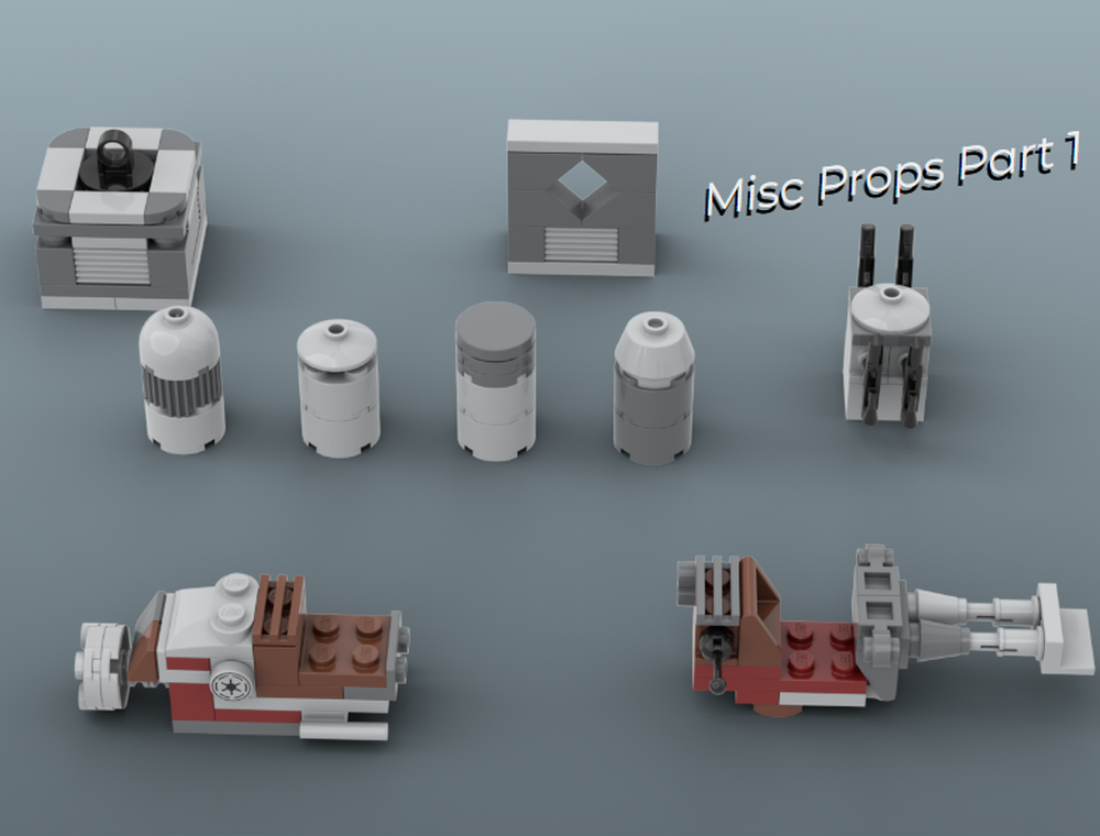 LEGO MOC Misc props part 1 by Eddies Mocs | Rebrickable - Build with LEGO