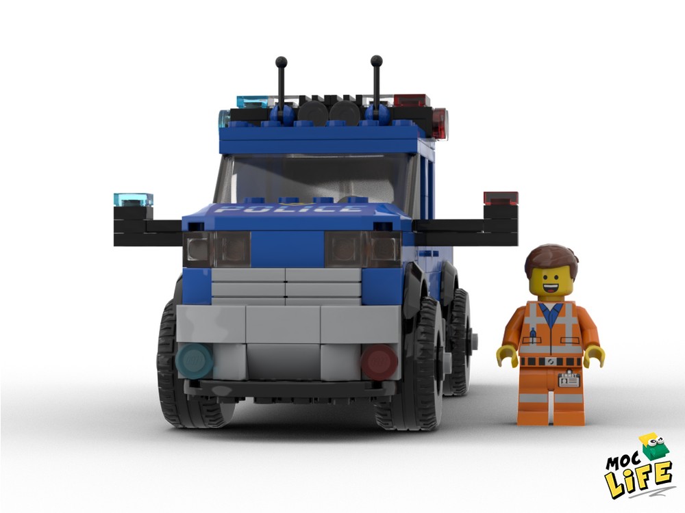 LEGO MOC Ram 1500 quad cab small bed Police Lego City by MocLife ...