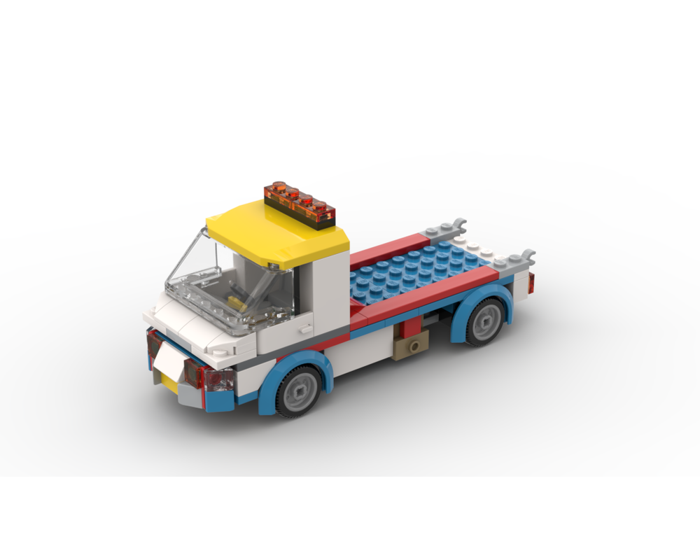 Lego Moc Flatbed Truck 60253 By Brick182 Rebrickable Build With Lego