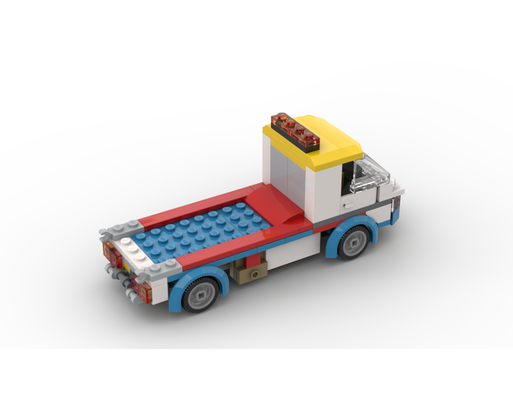Lego Moc Flatbed Truck 60253 By Brick182 Rebrickable Build With Lego