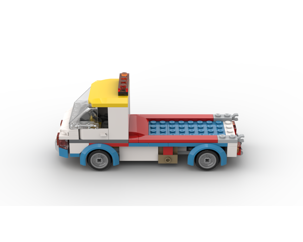 Lego Moc Flatbed Truck 60253 By Brick182 Rebrickable Build With Lego