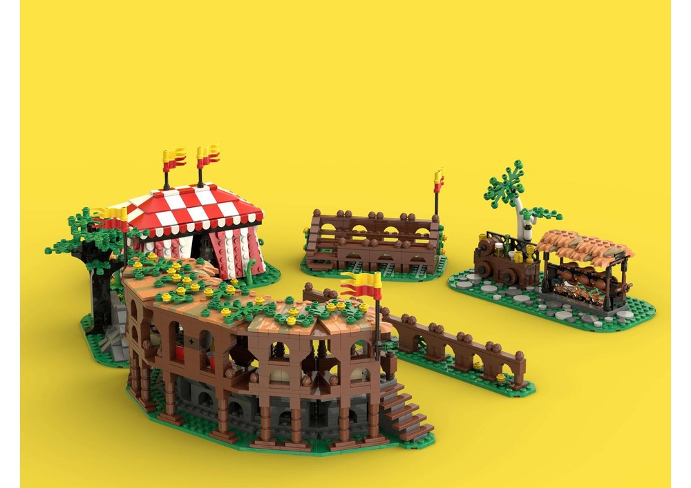 LEGO MOC Lion Knights' Tournament (addition to 10305 - "Lion Knights ...