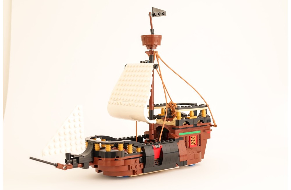 Lego Moc 31109 Lion Knights Castle Extension Port Ship And Training
