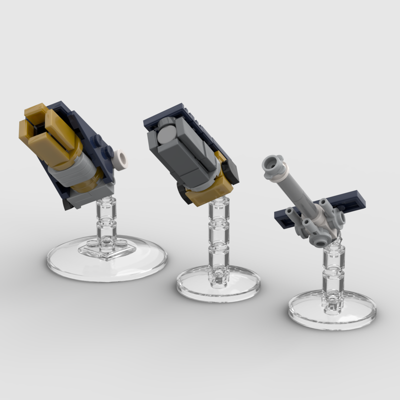 LEGO MOC 1:110 Kepler, Spitzer & IXPE telescopes by alekru ...