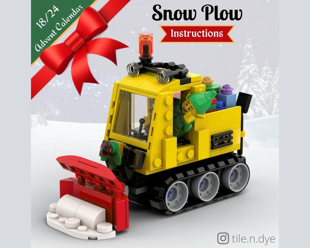 LEGO MOC Snow Plow - LEGO CHRISTMAS MOC FREE INSTRUCTIONS by ...
