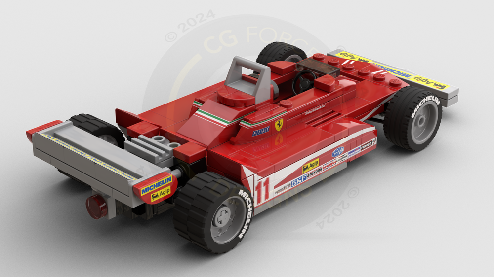 LEGO MOC F1 Ferrari 312 T4 by CGForceDesigns | Rebrickable - Build with ...