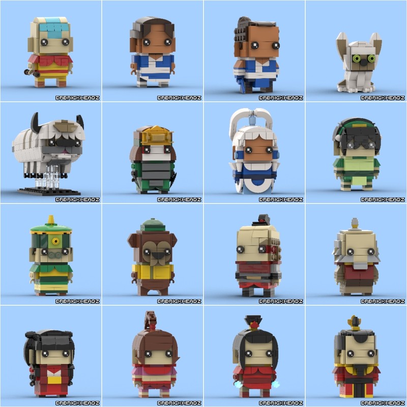 LEGO MOC Avatar: The Last Airbender BASE Bundle by DrBrickheadz ...