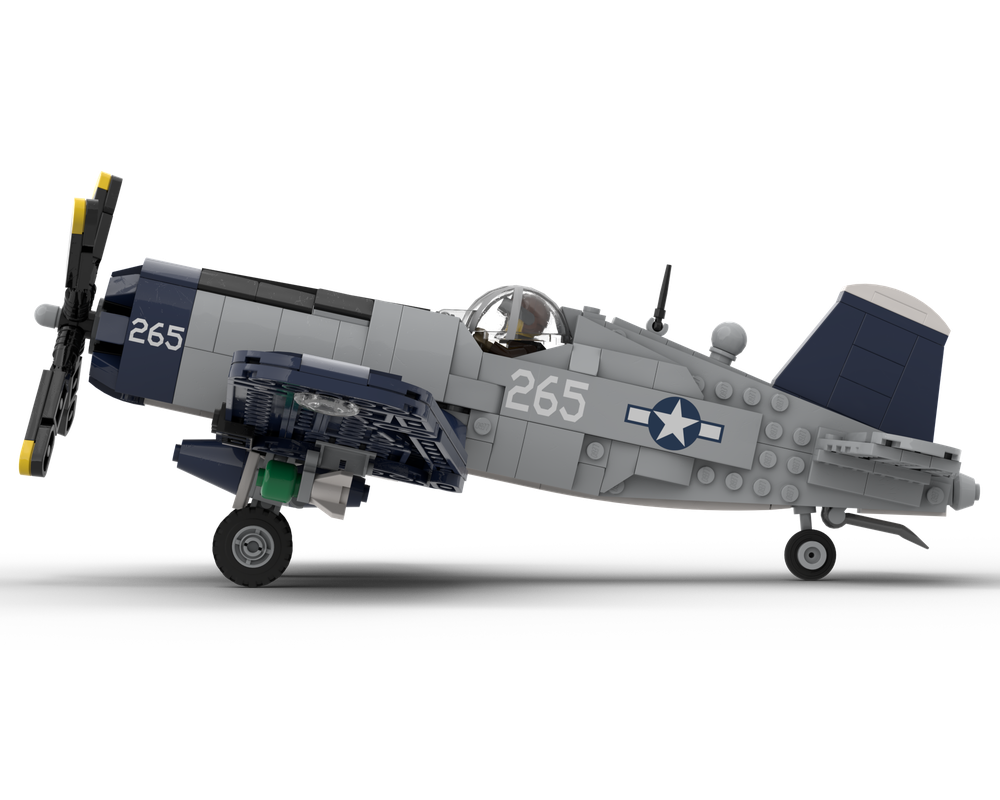 Lego Moc F4u Corsair Recon By Model Hangar Rebrickable Build With Lego