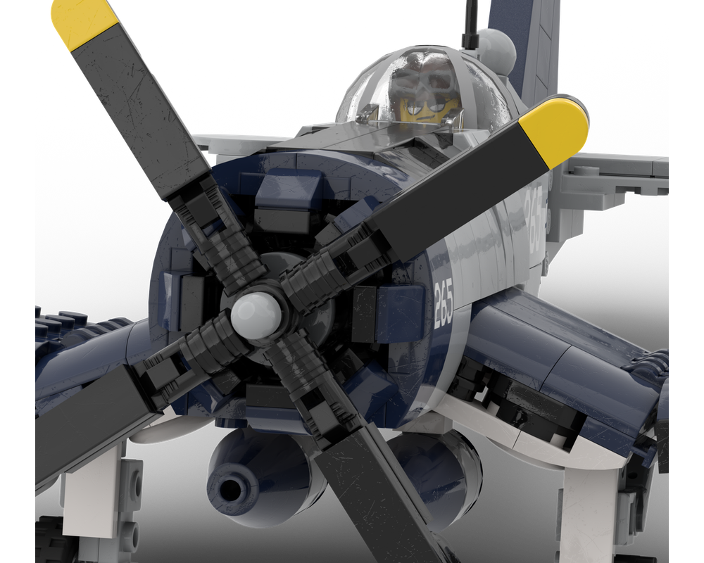 Lego Moc F4u Corsair Recon By Model Hangar Rebrickable Build With Lego