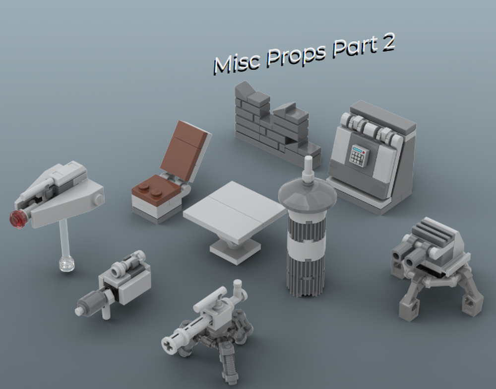 LEGO MOC Misc props part 2 by Eddies Mocs | Rebrickable - Build with LEGO