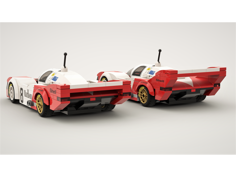 Lego Moc Porsche 956 Le Mans 1983 Marlboro 8 Group C By Bryccars