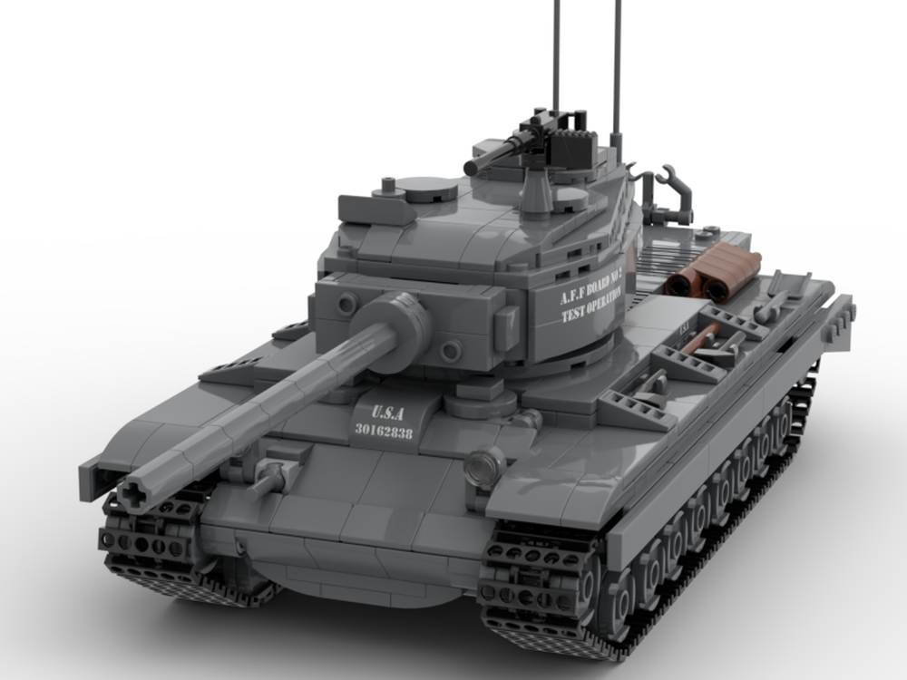 Lego Moc Heavy Tank T29 V2 By Gunsofbrickston Rebrickable Build