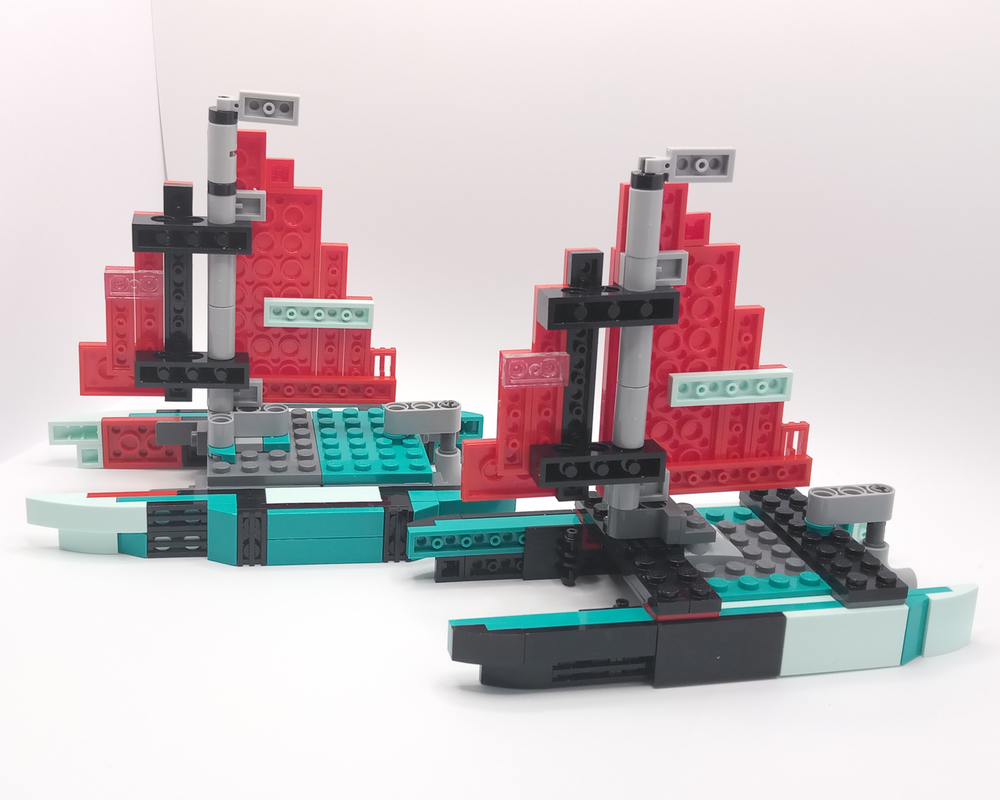 LEGO MOC 31127 Catamarans by Dafeld | Rebrickable - Build with LEGO