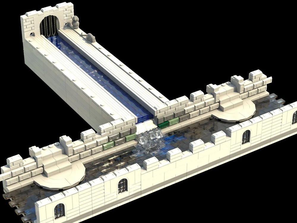 LEGO MOC Canal Tributary Channel by Thomus_Bean | Rebrickable - Build ...