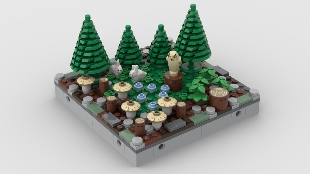 LEGO MOC Mini-Medieval-Modulars 55 - "Small Grove" by mocscout ...