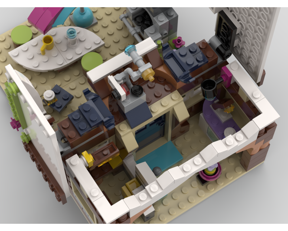 LEGO MOC 41323 Spring Resort Chalet by Oldschool | Rebrickable - Build ...