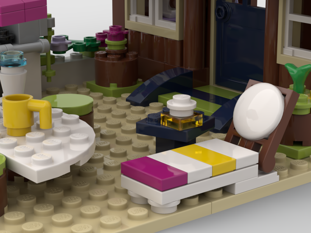 LEGO MOC 41323 Spring Resort Chalet by Oldschool | Rebrickable - Build ...
