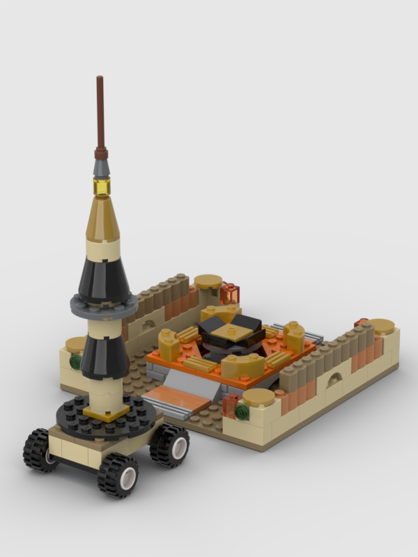 LEGO MOC Rocket launcher by l_hendriksen | Rebrickable - Build with LEGO