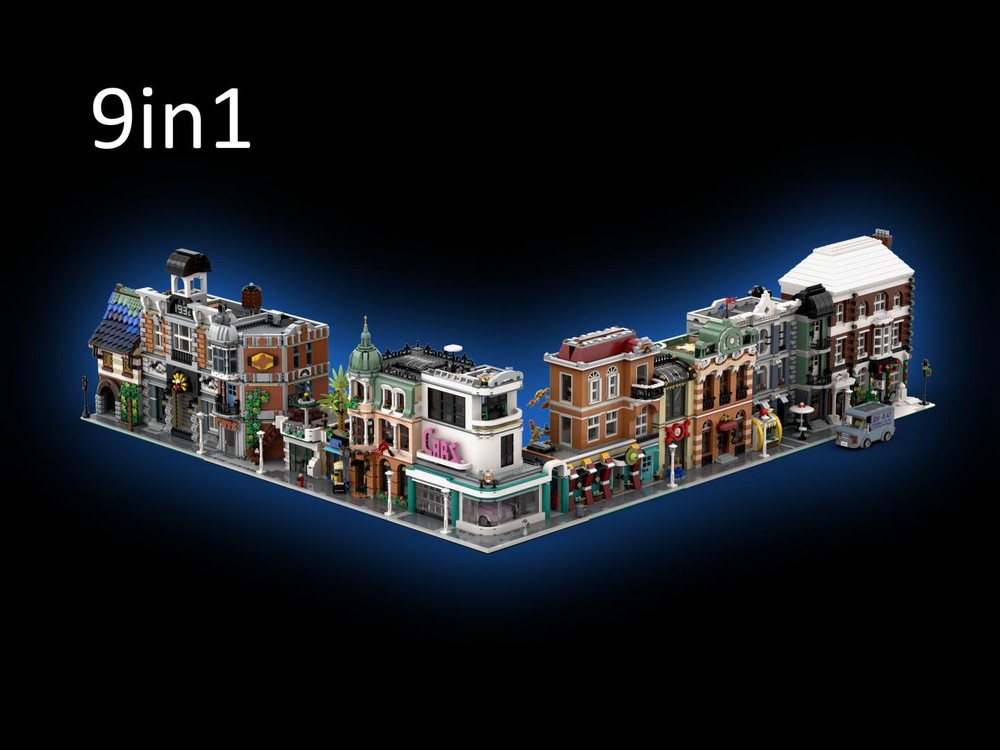 LEGO MOC 9in1 Modular Alternative Builds 2022 by PL MOCs | Rebrickable ...