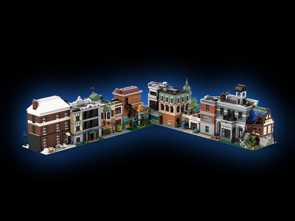 Lego Moc 9in1 Modular Alternative Builds 2022 By Pl Mocs Rebrickable