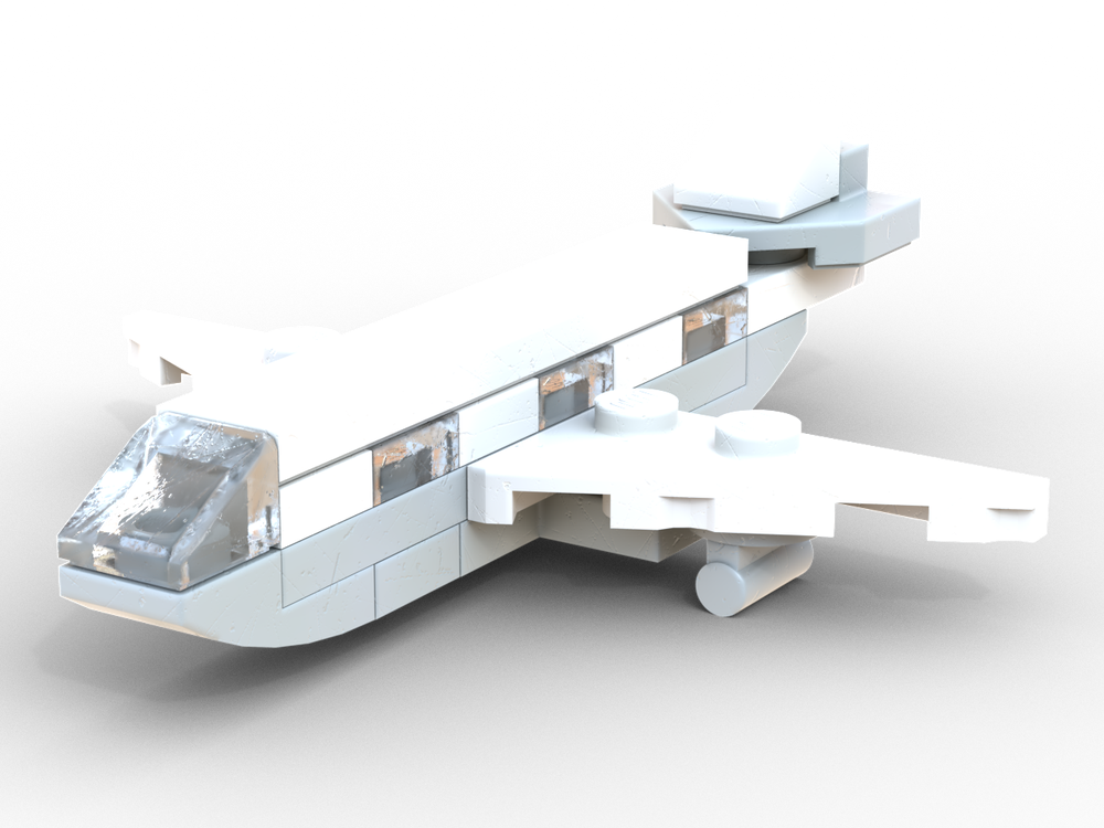 LEGO MOC Micro Passenger Jet by Smocaine | Rebrickable - Build with LEGO
