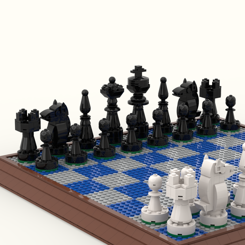 LEGO MOC Chess Set by Catlikeslegos | Rebrickable - Build with LEGO
