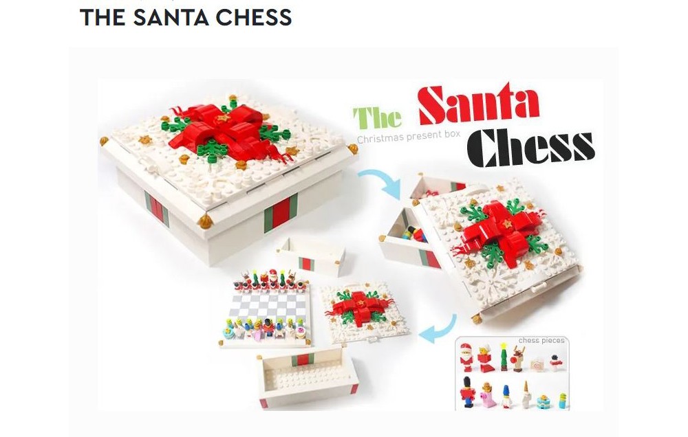 LEGO MOC Mini Santa Chess by susie | Rebrickable - Build with LEGO
