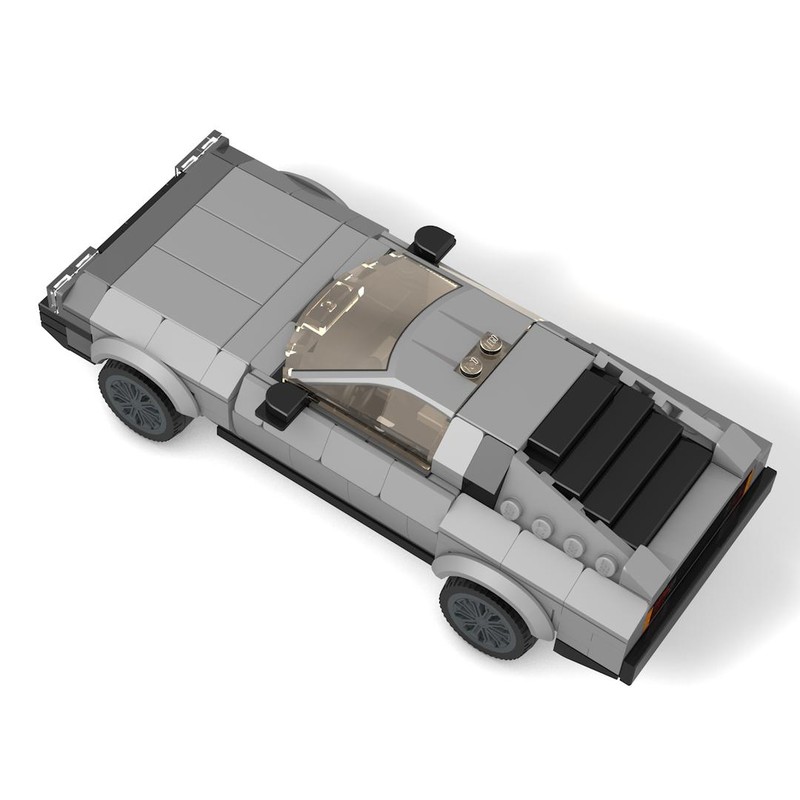 LEGO MOC DeLorean DMC-12 car - 8 stud wide Speed Champions style by ...