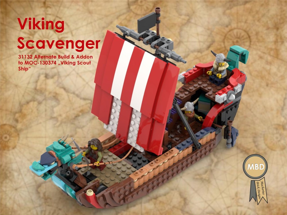 LEGO MOC Viking Scavenger, 31132 Alternate Build and Addon to Viking ...