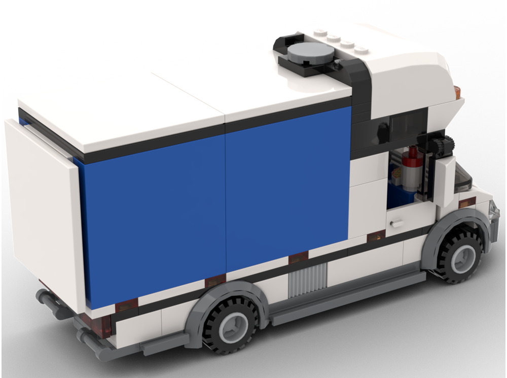 LEGO MOC Transport VAN by Dziki.Studio | Rebrickable - Build with LEGO