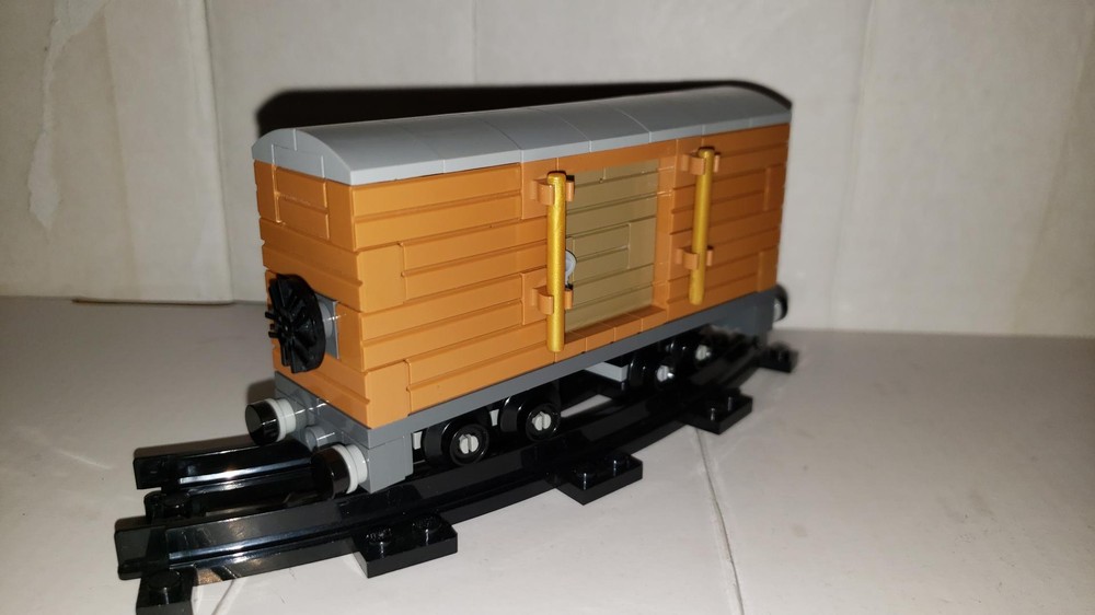 LEGO MOC Narrow Gauge Wood Boxcar by Rocket Racer318 | Rebrickable ...