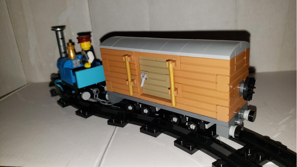 LEGO MOC Narrow Gauge Wood Boxcar by Rocket Racer318 | Rebrickable ...