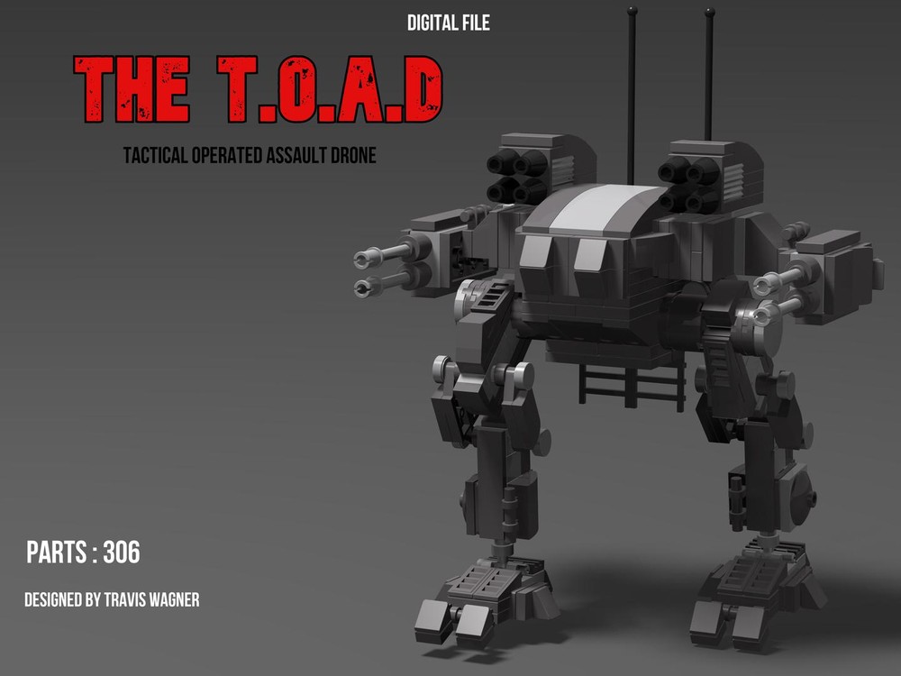 LEGO MOC The T.O.A.D (Mech) by Camobricktape | Rebrickable - Build with ...