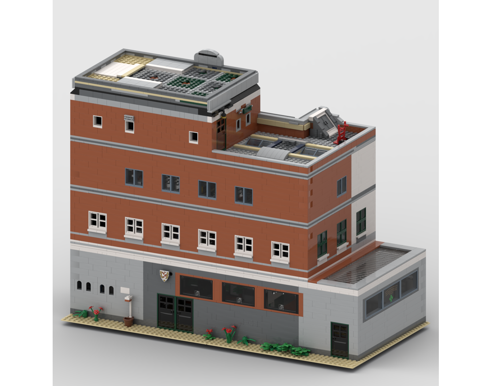 Lego Moc Modular School Inverted Corner Alternate Build Of Town Hall