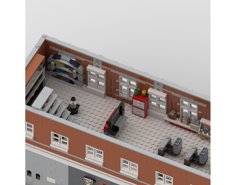 Lego Moc Modular School Inverted Corner Alternate Build Of Town Hall