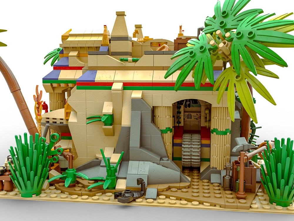 Lego Moc Temple Of Treasures By Maniu81 Rebrickable Build With Lego