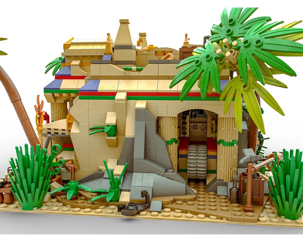 Lego Moc Temple Of Treasures By Maniu81 Rebrickable Build With Lego