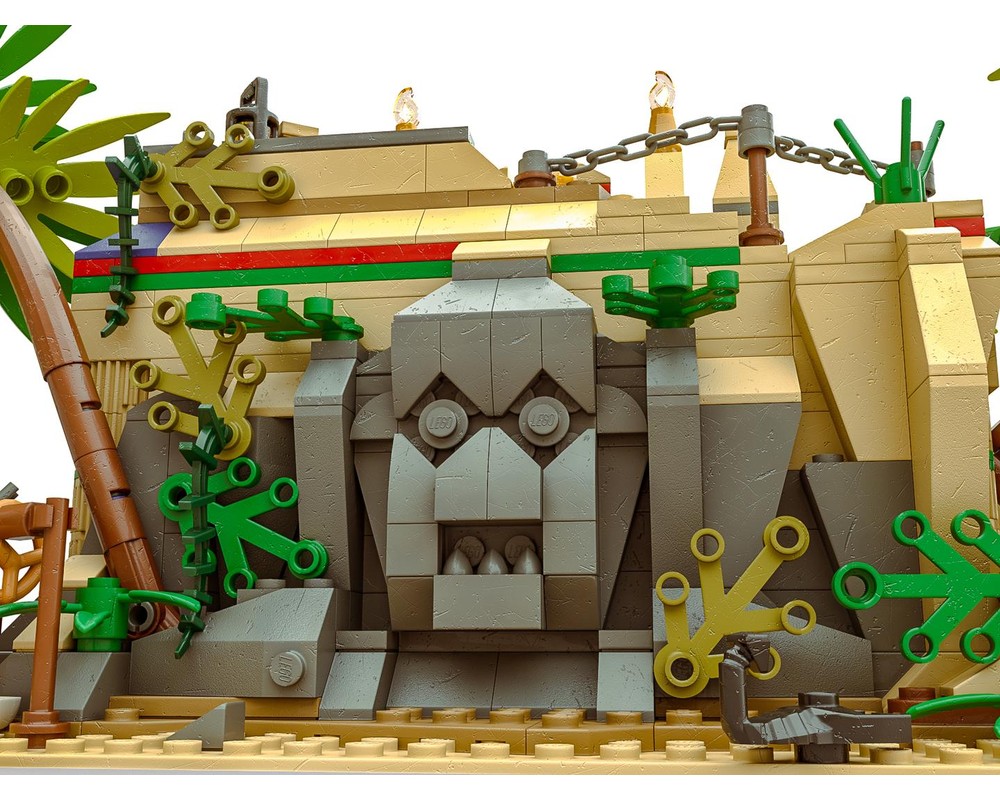 Lego Moc Temple Of Treasures By Maniu81 Rebrickable Build With Lego